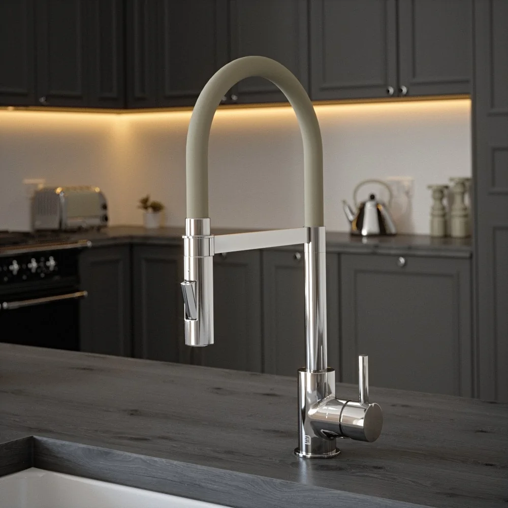 The Tap Factory Tube Tap in Chrome with Spray Function | The Tap ...