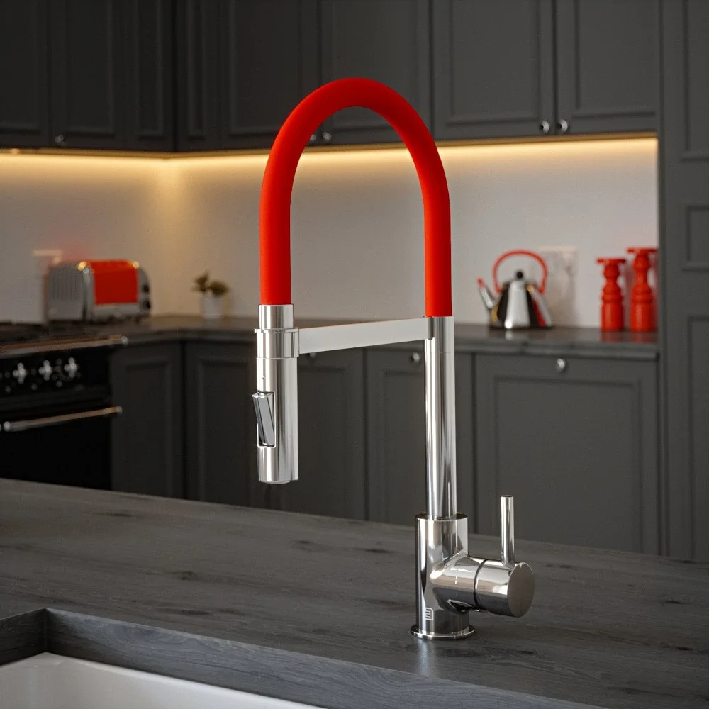 The Tap Factory Tube Tap in Chrome with Spray Function | The Tap ...